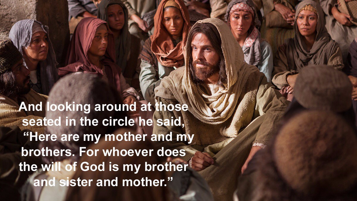 Jesus surrounded by people – Éditions Verbum Bible