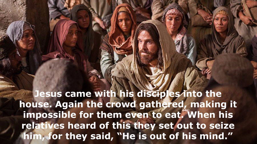 Jesus surrounded by a crowd – Éditions Verbum Bible