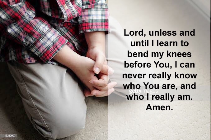 The act of kneeling – Éditions Verbum Bible